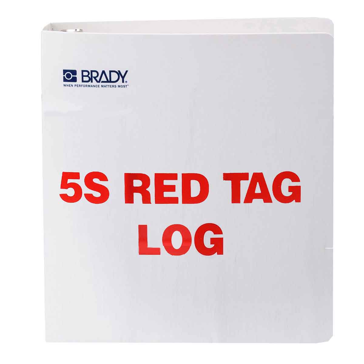 Brady 5S Red Tag Log Binder | 캐시바이
