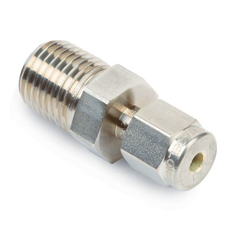 Restek Swagelok Fitting, Stainless Steel, 1/8in to 1/4in NPT Male ...