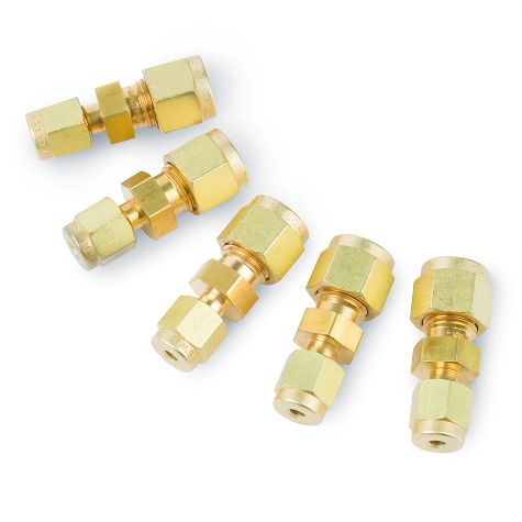 Restek Swagelok Fitting, Brass, 1/4in to 1/8in Reducing Union, 5-pk | 캐시바이
