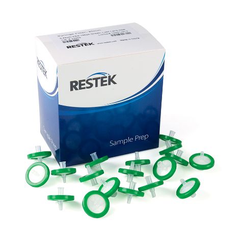 Restek Syringe Filter, 25mm, 0.22um PES Green Luer Lock 100-pk | 캐시바이