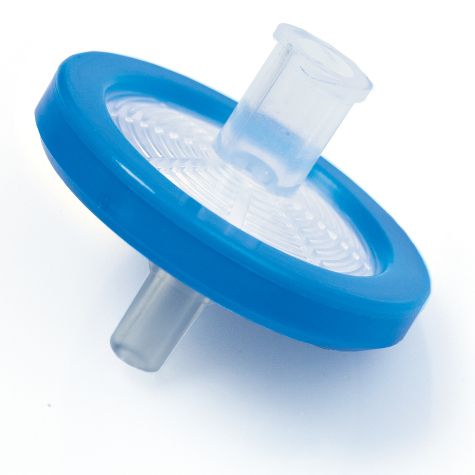 Restek Syringe Filter, 25mm, 0.45um PVDF 100pk Blue Luer Lock Inlet | 캐시바이