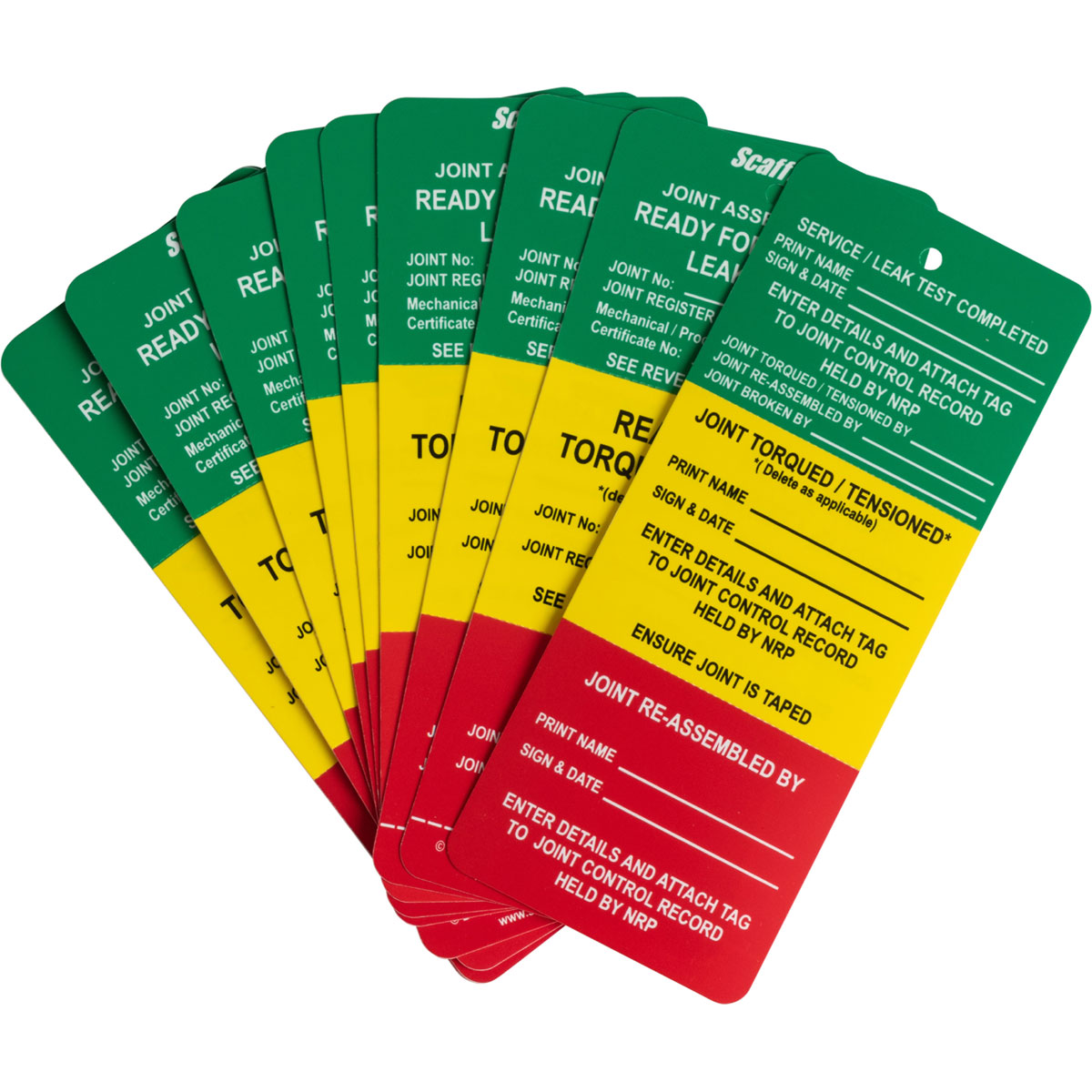 Brady SCAFFTAG 3 Part Joint Control Tag | 캐시바이